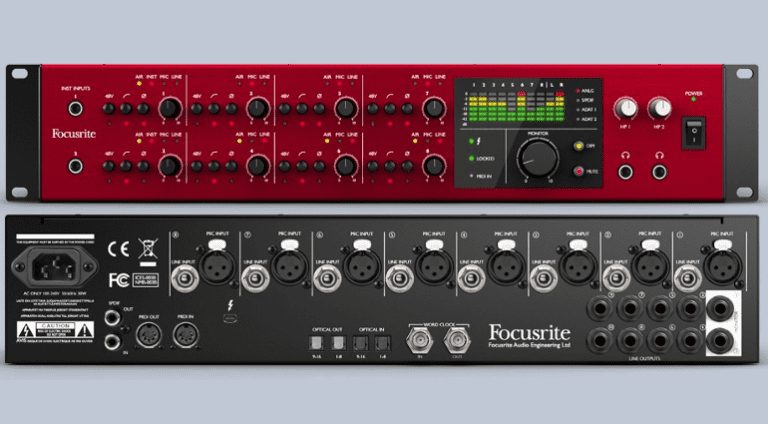 Focusrite Red 8Pre – 8 Preamps, mehr I/O und Dual Thunderbolt 2 ...