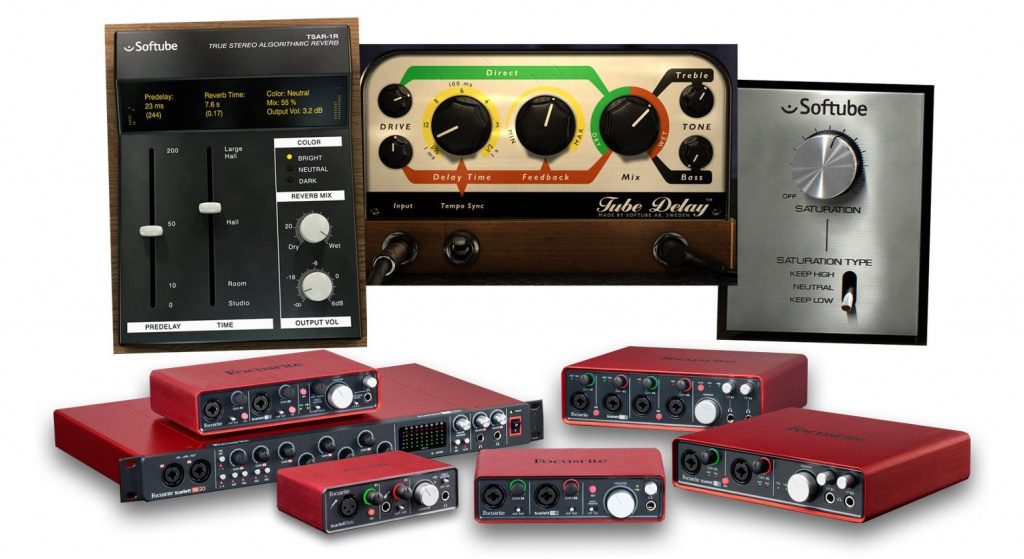 Kostenloses Softube Plugin-Bundle zu jedem Focusrite Scarlett, Saffire ...