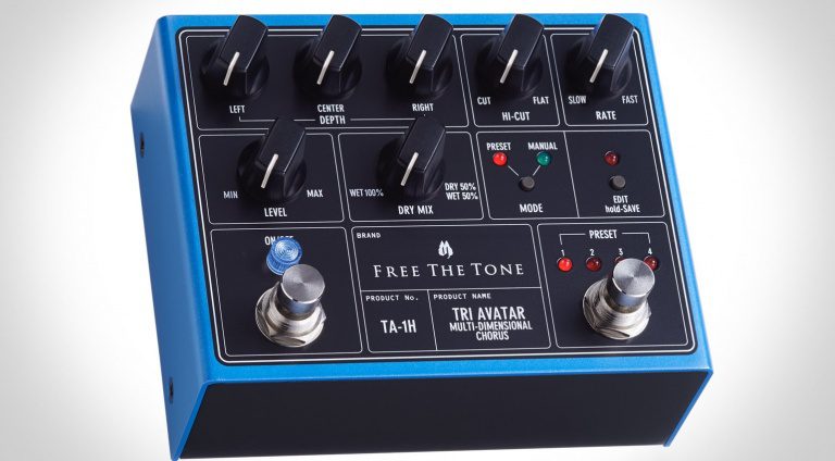 High End Chorus-Pedal – Free The Tone TA-1H Tri Avatar - gearnews.de