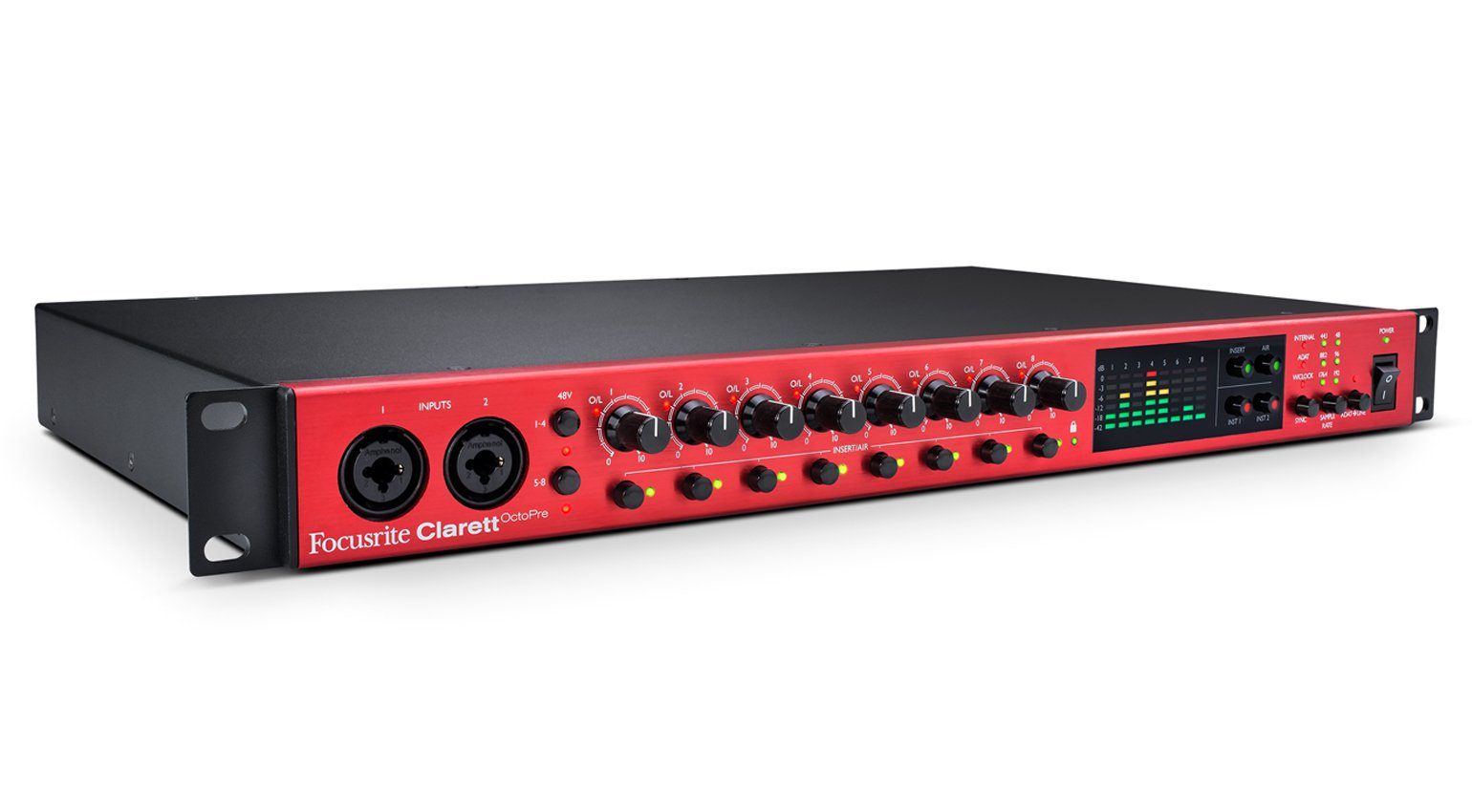 Focusrite Clarett OctoPre – 8 In, 8 Out, ADAT - gearnews.de