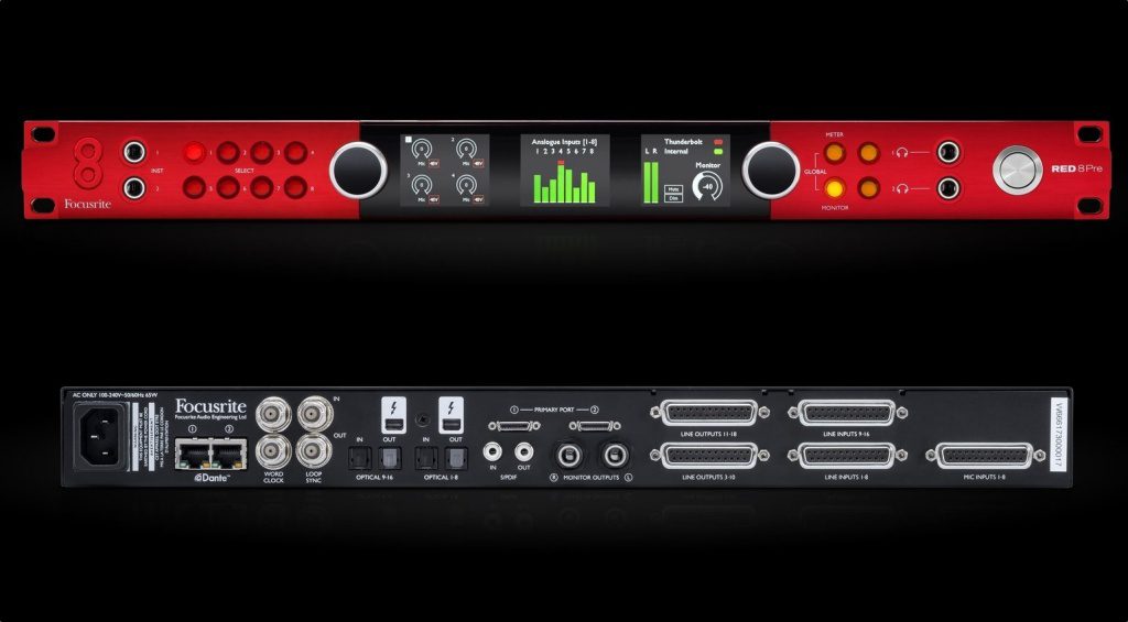 Zwei neue Scarlett Preamps von Focusrite: OctoPre und OctoPre Dynamic ...