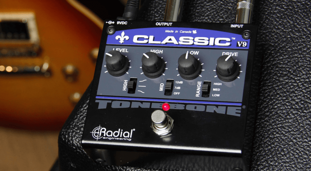Radial schrumpft das Tonebone Distortion Pedal: Classic V9 - gearnews.de