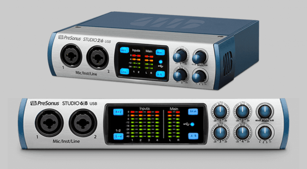 Presonus zeigt die drei neuen USB-Interfaces: AudioBox USB 96, Studio 2 ...