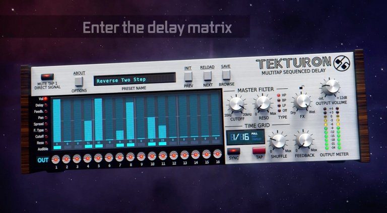 D16 Tekturon - frei programmierbares Multi-Tap Sequencer Delay ...