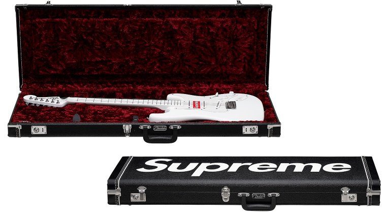 Fender + Supreme = weiße Stratocaster – nicht nur für Skater - gearnews.de