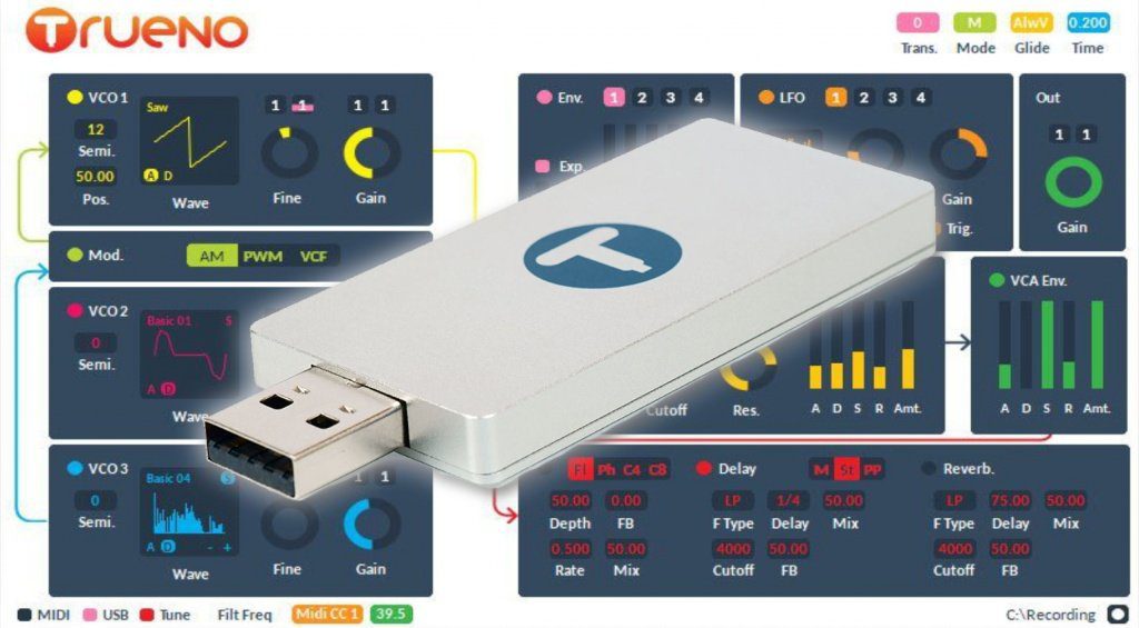 USB-Stick Synthesizer Trueno – eine erste Sound Demo mit Unboxing - gearnews.de