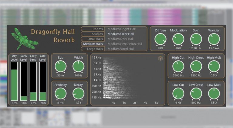 Freeware-Plug-ins der Woche: Pedal Pads, Star Cym und Dragonfly Reverb ...