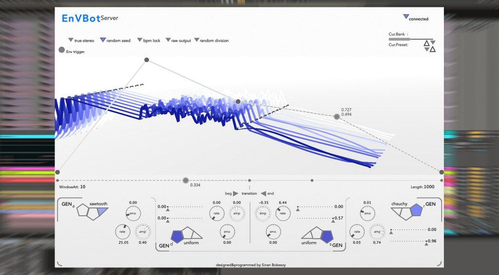 sonicLAB EnVBot v2: Stochastische Hüllkurven mit neuen Playback-Modi - gearnews.de