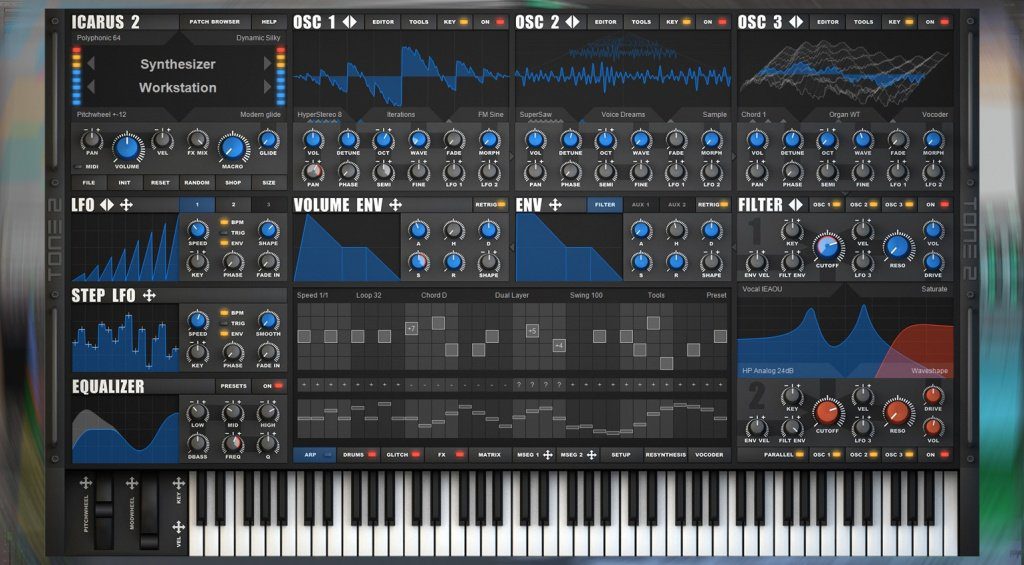Tone2 Icarus - virtueller Synthesizer mit neuartiger 3D Wavetable ...