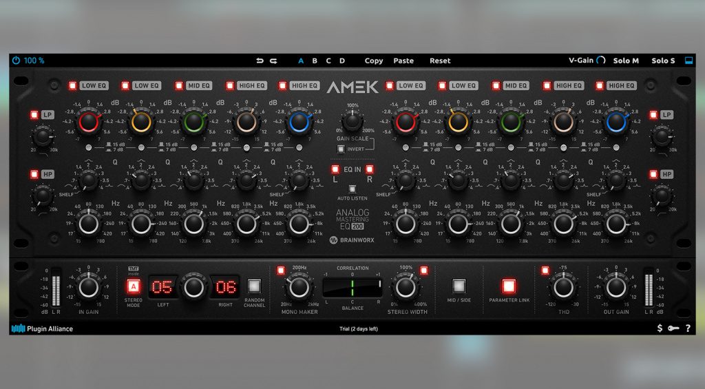 Brainworx Amek EQ 250: Emulation des Sontec MEP 250EX Equalizers ...
