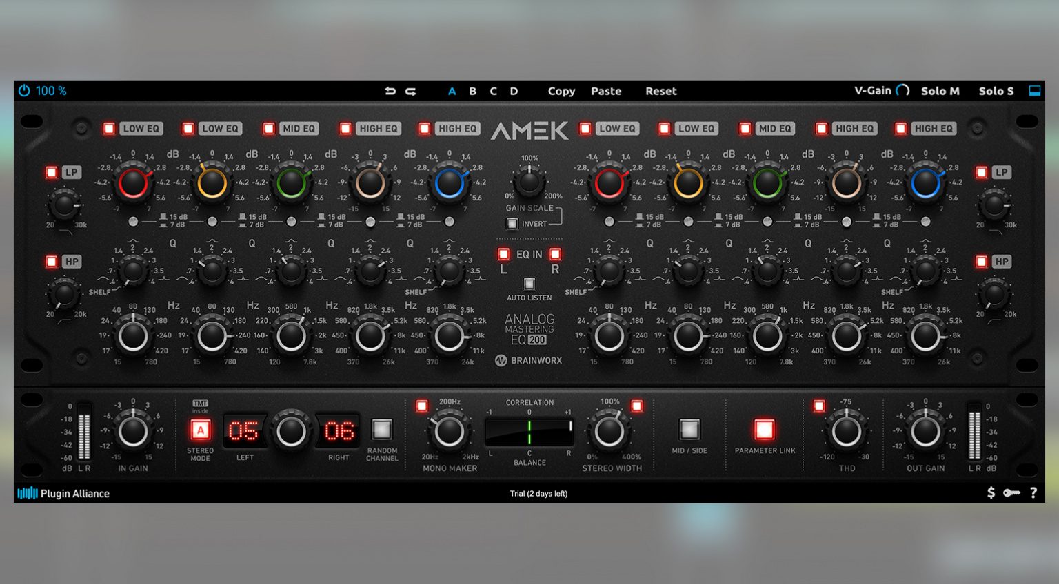 Brainworx Amek EQ 250: Emulation des Sontec MEP 250EX Equalizers ...