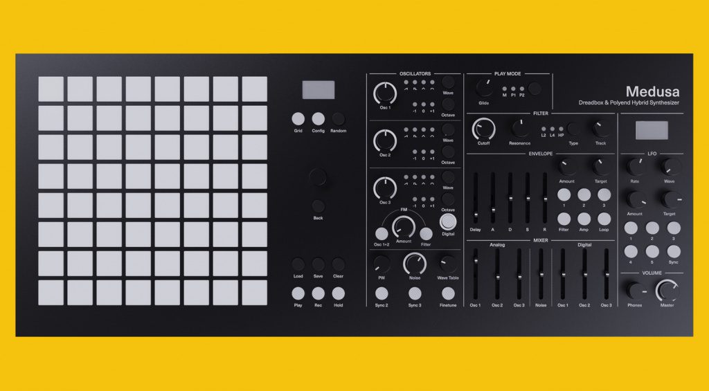 Polyend Dreadbox Medusa Sequencer mit analogem Synthesizer - gearnews.de