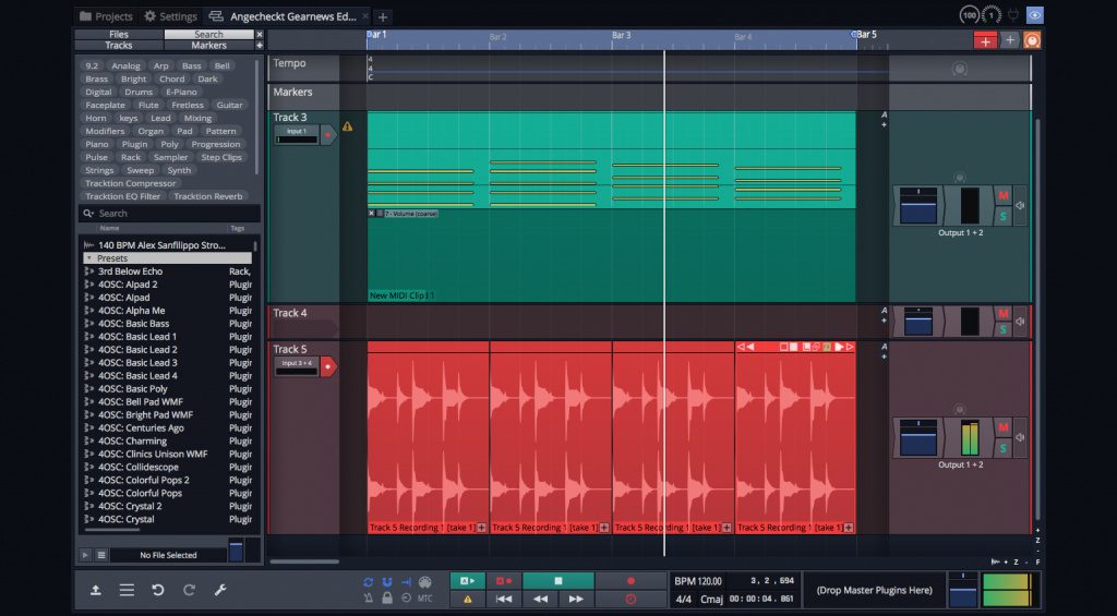Angecheckt: Tracktion Waveform 11 Free – Die beste kostenlose DAW ...