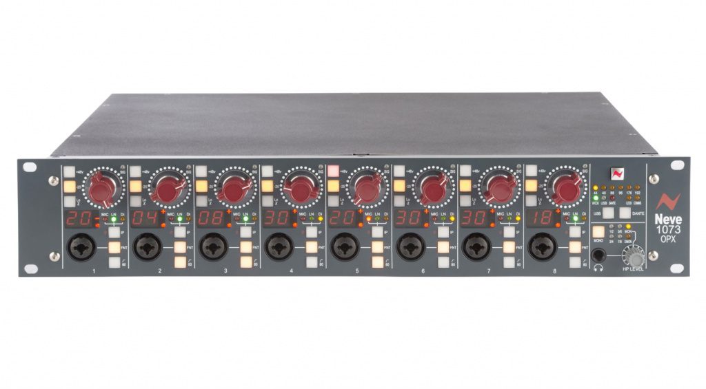 AMS Neve 1073OPX: Preamp Klassiker mit 8 Kanälen und Interface ...