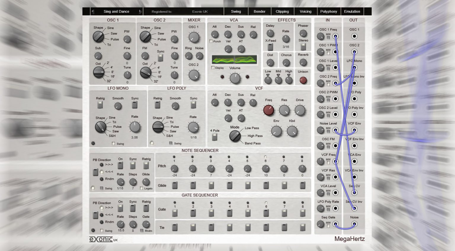 Semimodularer Synth "Da One" - iOS-App für 5,99 € mit freiem Routing ...