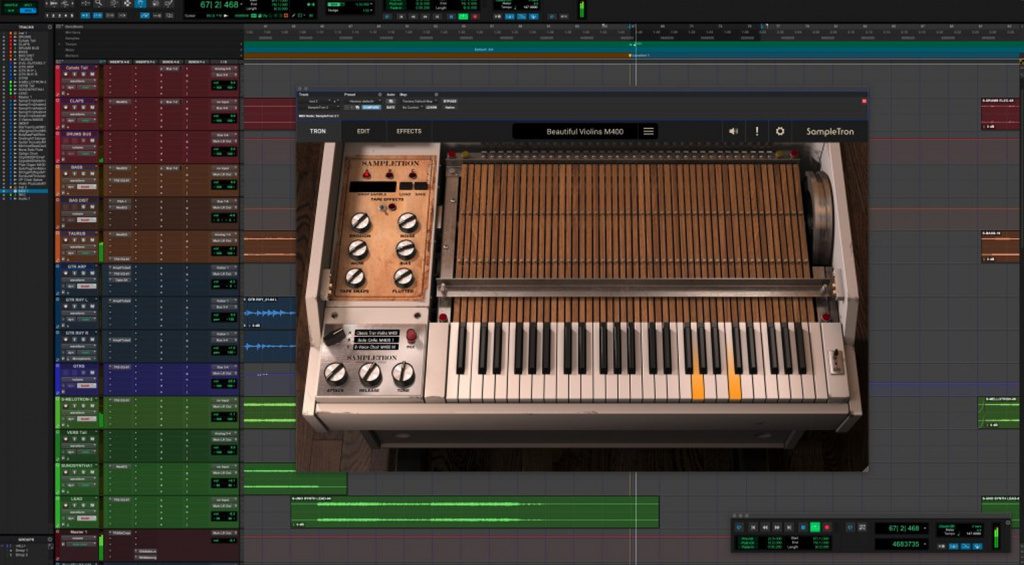 IK Multimedia SampleTron 2: 8 GB an Vintage Tape-basierten Sample ...