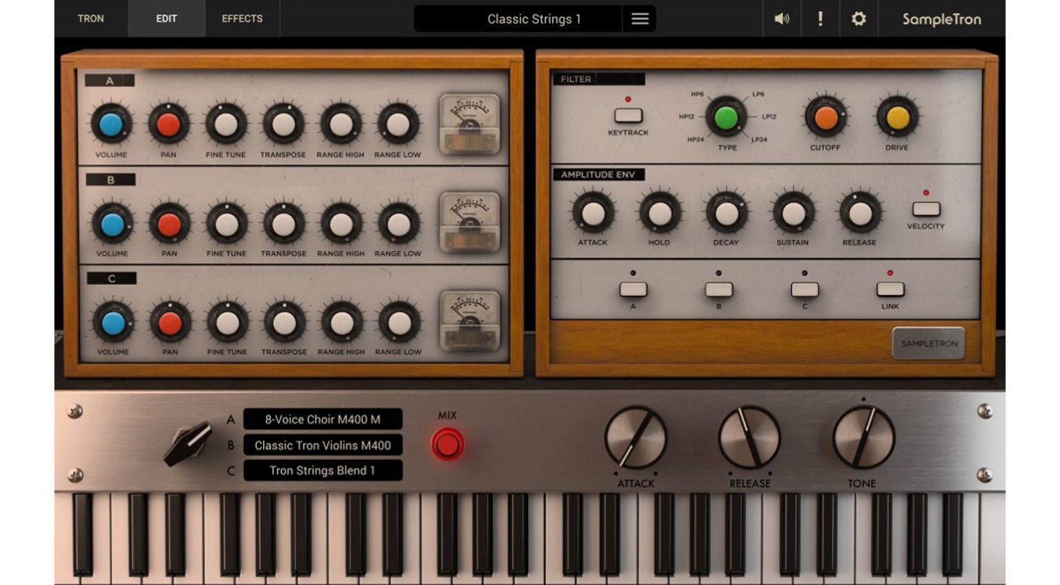 IK Multimedia SampleTron 2: 8 GB an Vintage Tape-basierten Sample ...