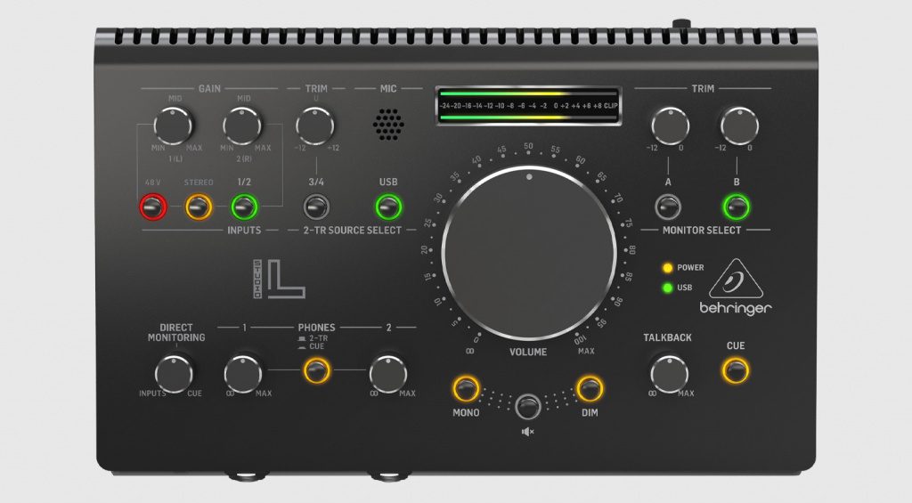 Behringer STUDIO L: Monitor-Controller mit Interface und Midas Preamps ...