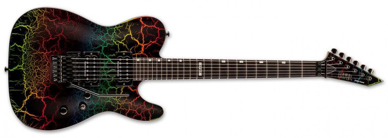 ESP LTD ’87 Series Rainbow Crackle: 80s Schred-Monster neu aufgelegt ...
