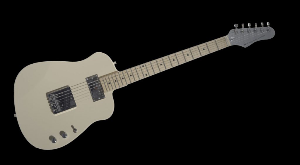 Diese Aluminium-E-Gitarre spart Holz und Strom - gearnews.de
