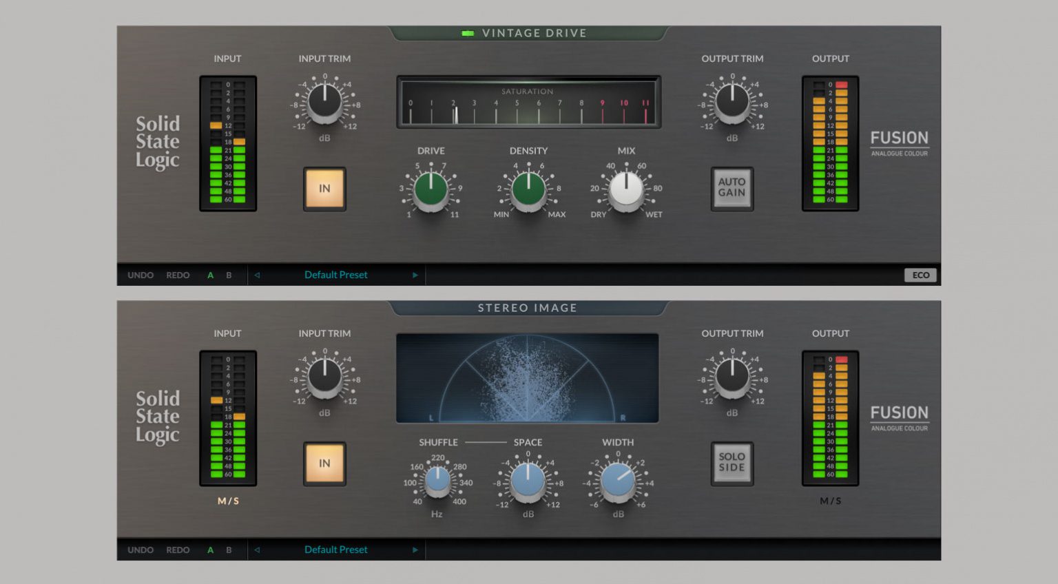 SSL Fusion Violet EQ Plug-in: 2-Band-Equalizer mit FAT-Prozessor ...