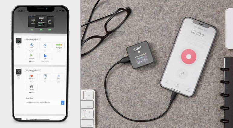 Rode Wireless GO II bekommt Central Mobile App und Rode Connect Update ...