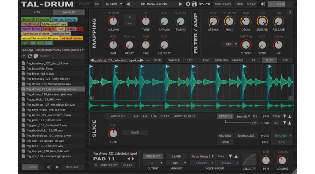 TAL Software TAL-DRUM: Drum Sampler Deluxe für 60 Euro - gearnews.de