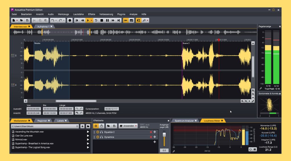 Acon Digital Acoustica 7.5 mit automatischer Spracherkennung - gearnews.de
