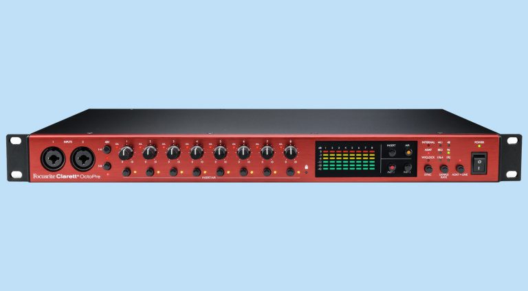 Focusrite Clarett OctoPre – 8 In, 8 Out, ADAT - gearnews.de