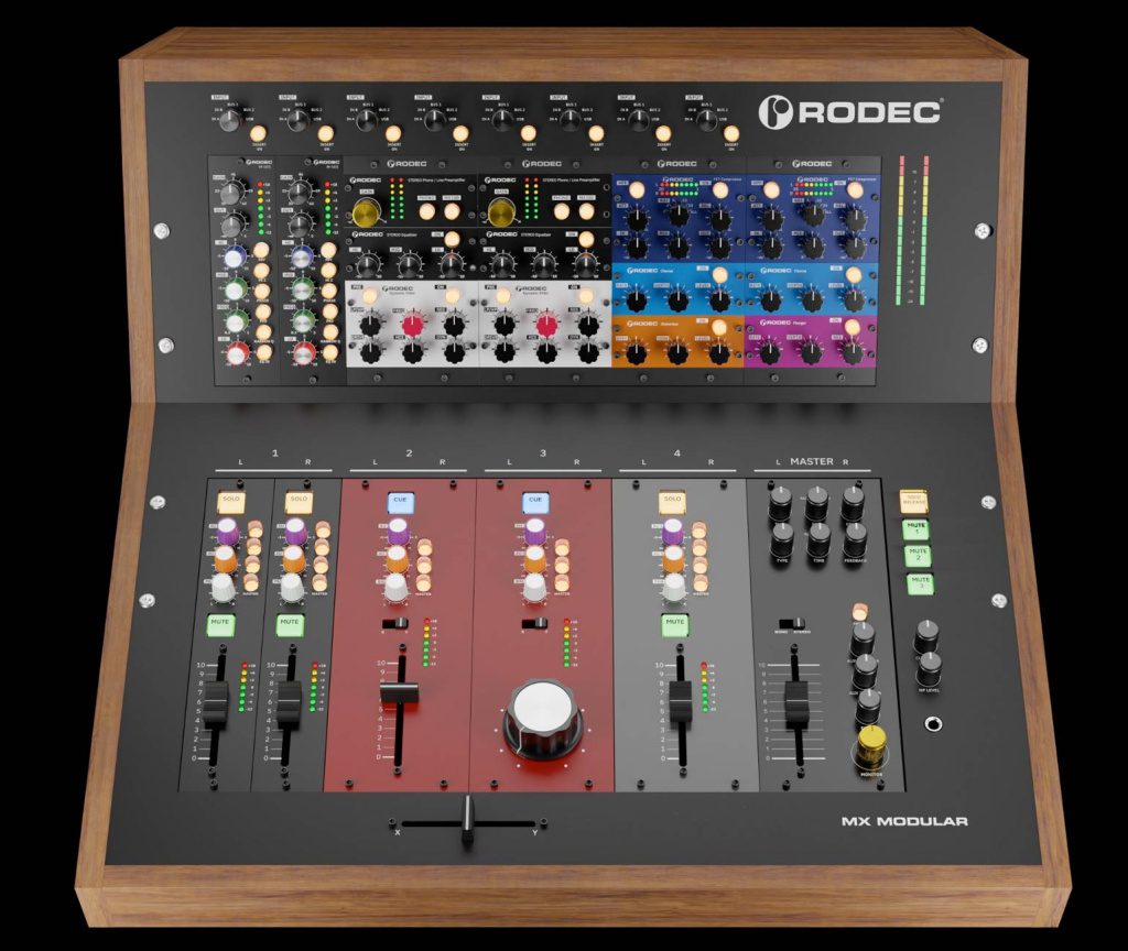 Superbooth 22: Rodec MX-Modular ist eine modulare Mischpult Konsole ...
