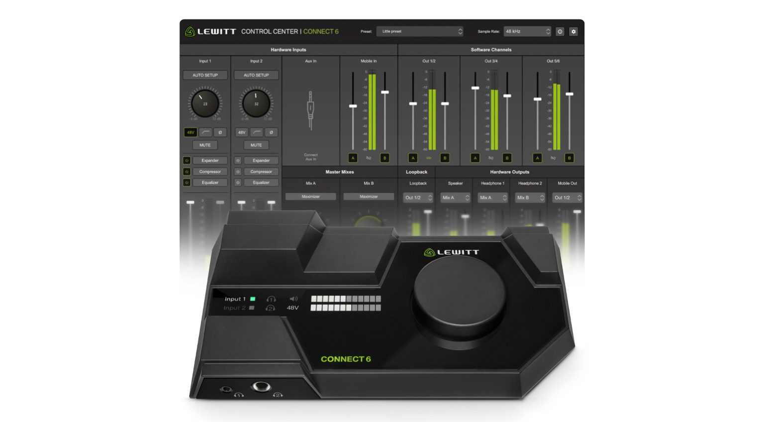 Lewitt CONNECT 6: Ein Audiointerface mit DSP für alle Lebenslagen ...