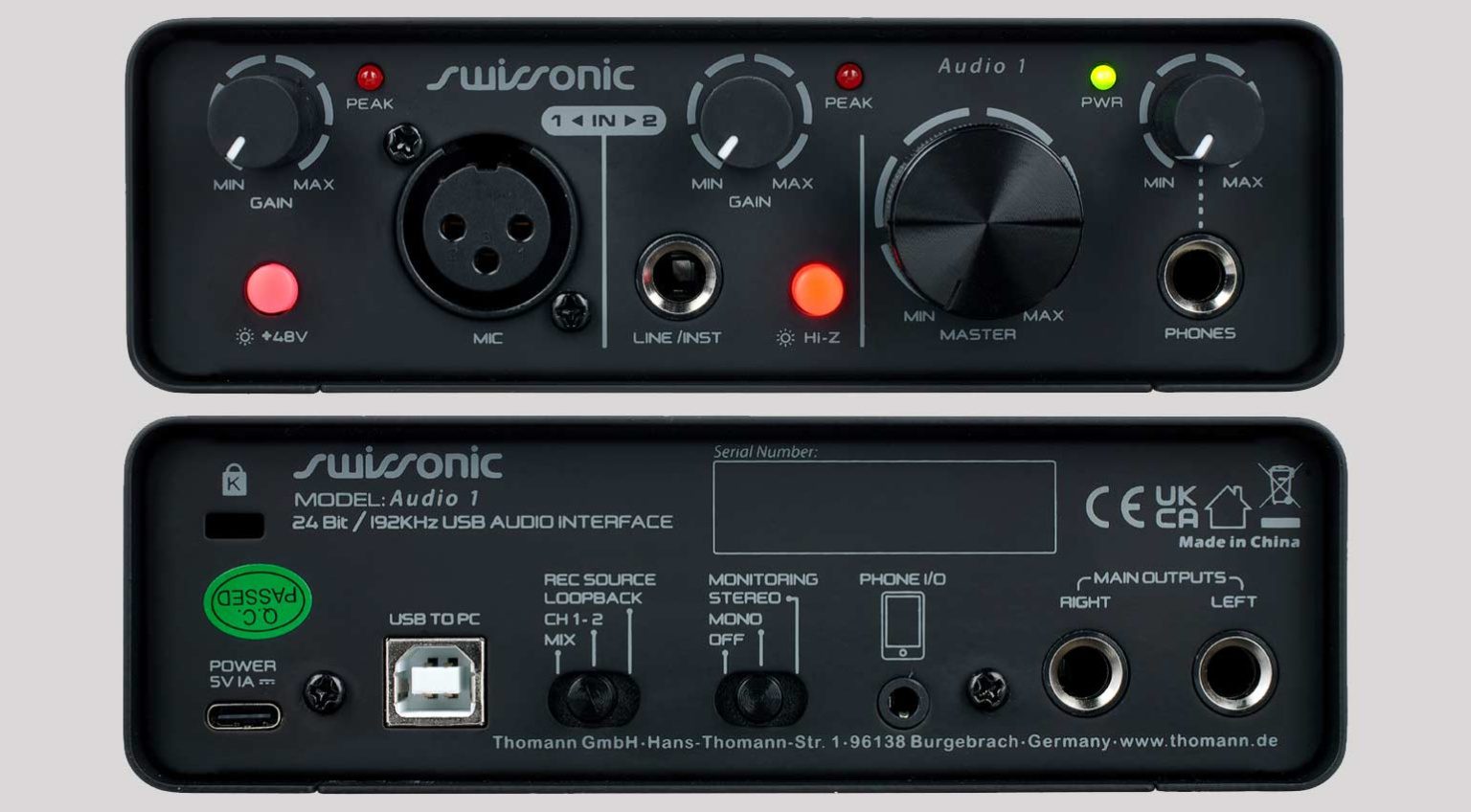 Swissonic Audio 1 und Audio 2 USB-Interfaces - gearnews.de