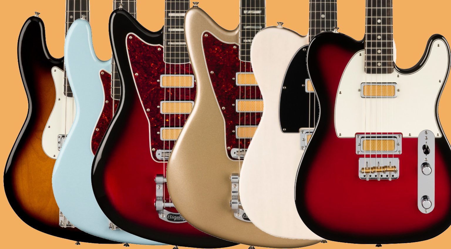 Fender Gold Foil Telecaster, Jazzmaster und Bass - gearnews.de
