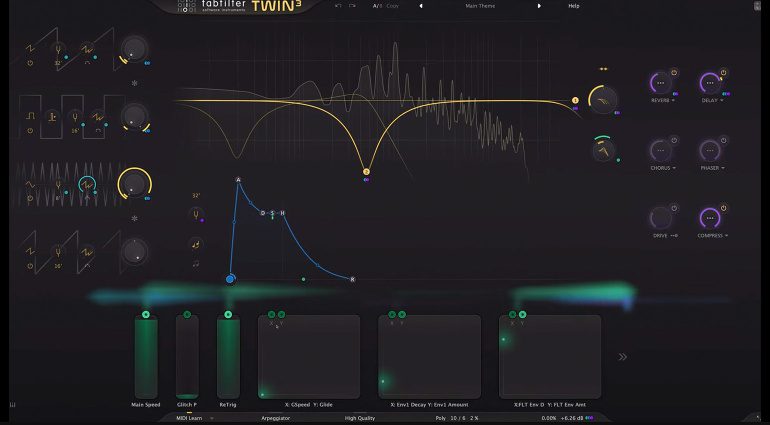 FabFilter Twin 3: moderner Synthesizer mit Look! - gearnews.de