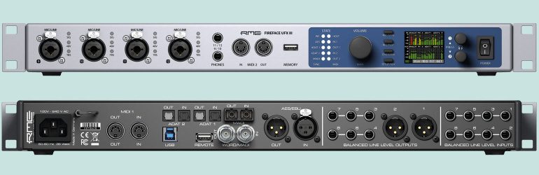 RME Fireface UFX III: High End USB 3 Interface - gearnews.de