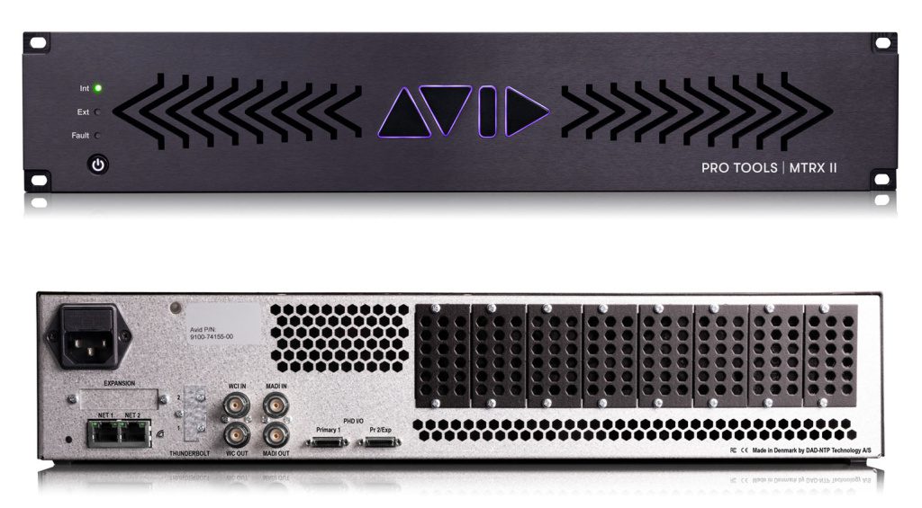 Avid MTRX II und Thunderbolt 3 Modul - gearnews.de
