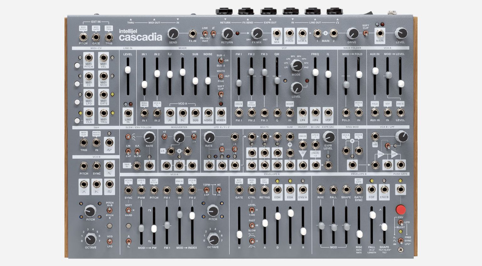 Intellijel Cascadia: Semi-modularer Desktop-Synth - gearnews.de