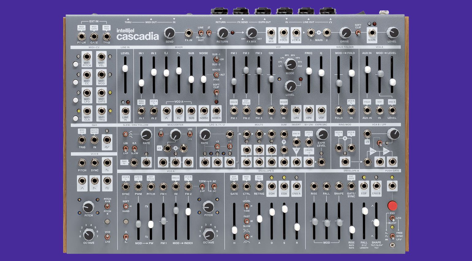 Intellijel Cascadia: Semi-modularer Desktop-Synth - gearnews.de
