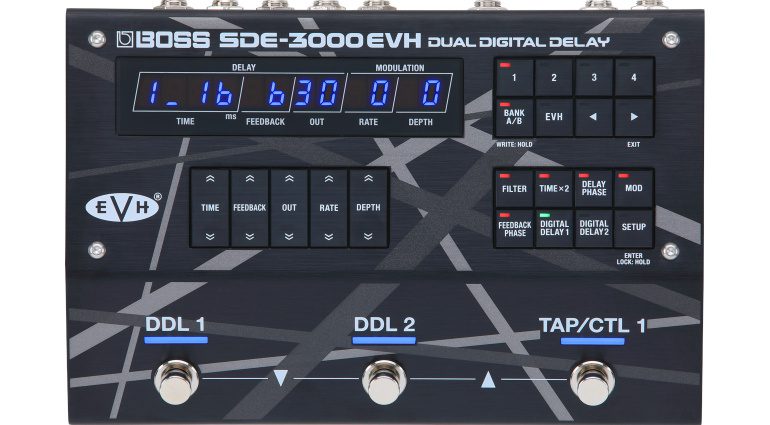 Boss SDE-3000D Dual Digital Delay + EVH Version - gearnews.de