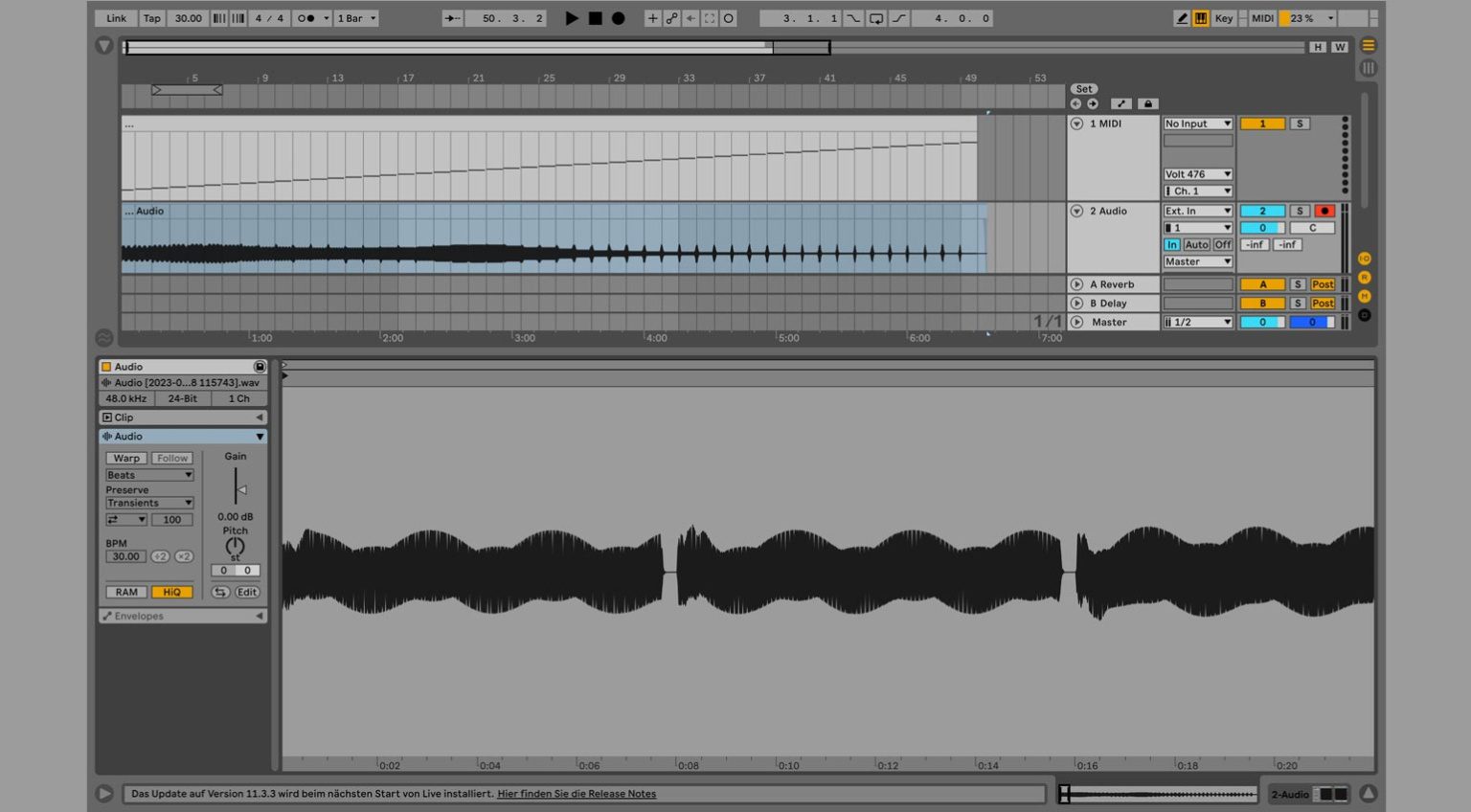 Synthesizer sampeln und in ein Sample-Instrument verwandeln