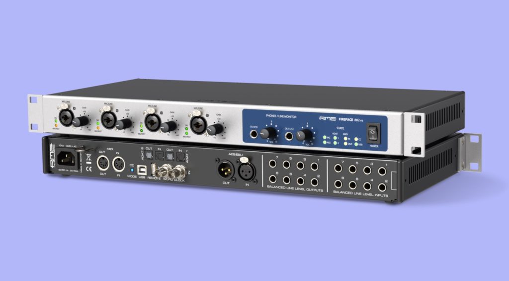 RME Fireface 802 FS: Schwarze Sonderedition vom modularen Audiointerface