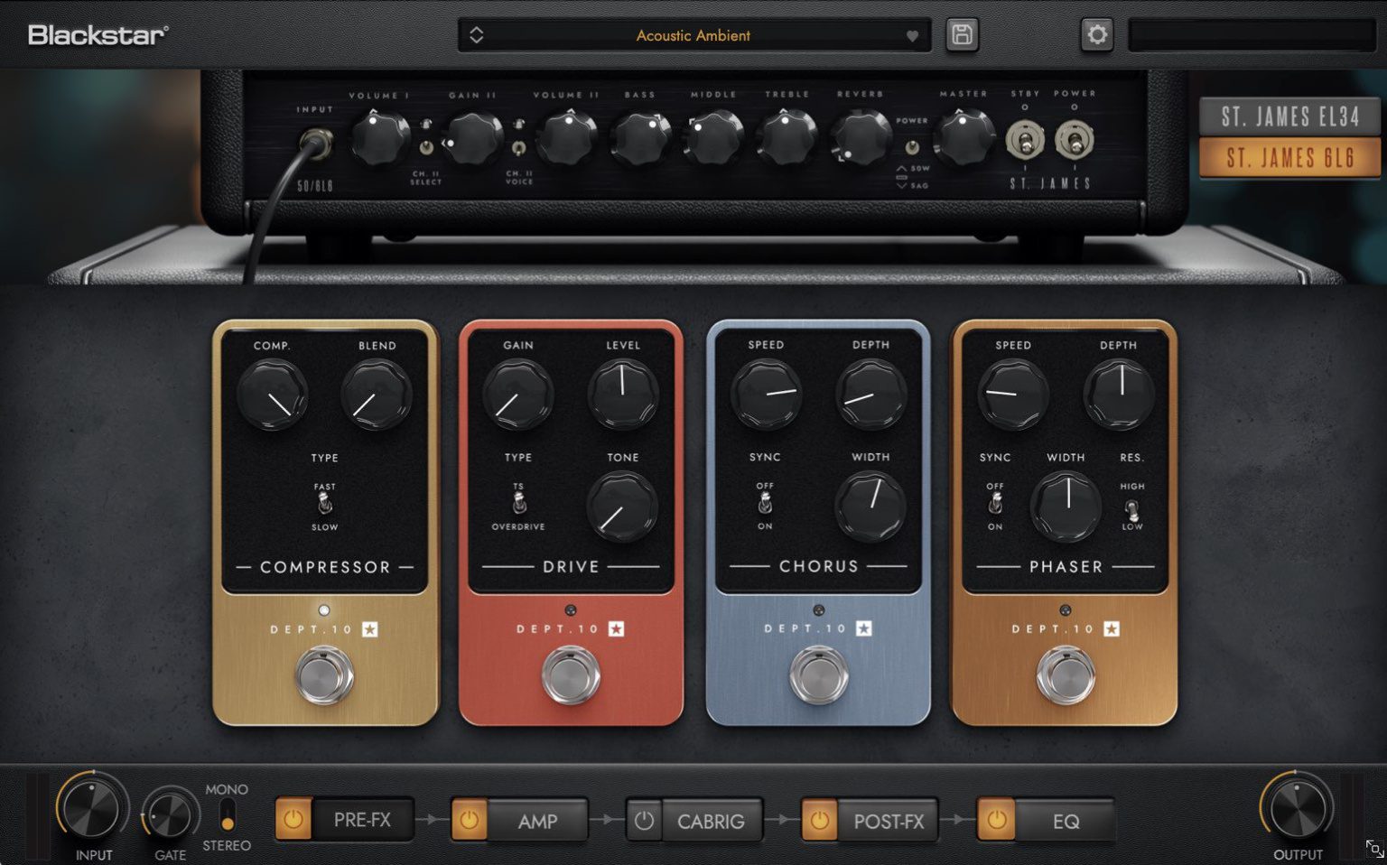 Blackstar St. James Plugin - Erstes VST für den Blackstar-Sound ...