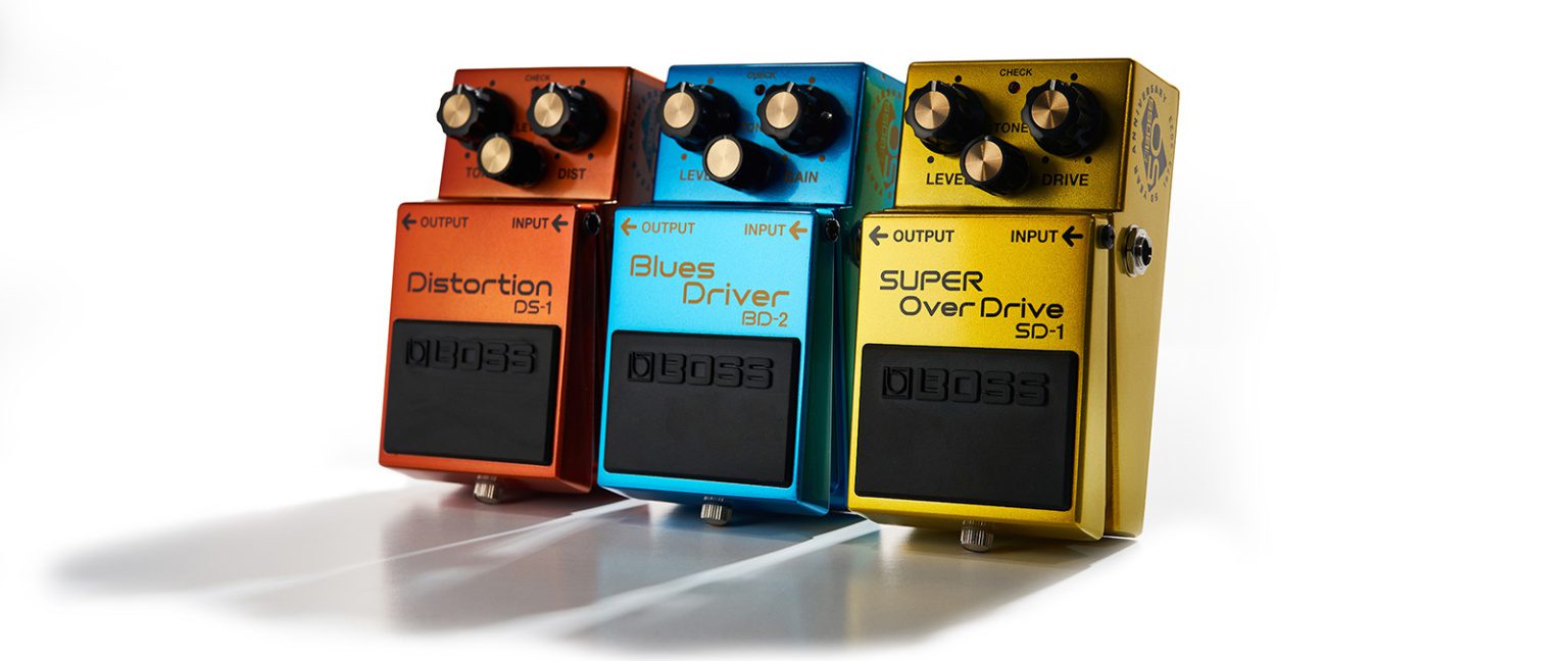 BOSS 50th Anniversary: Limitierte Editionen des SD-1, DS-1 & BD-2 ...