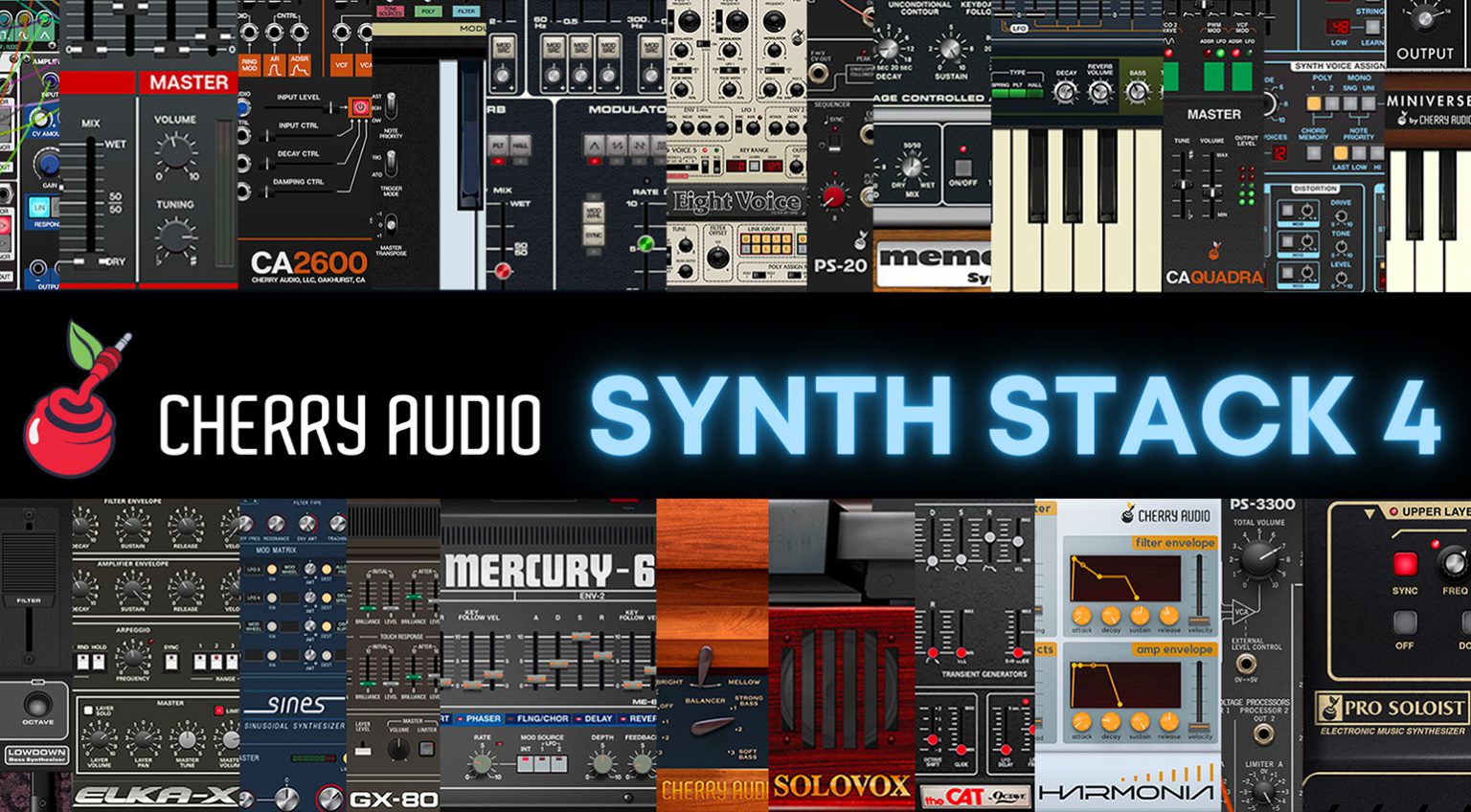 Cherry Audio Pro Soloist: ARP-Emulation und Synth Stack 4 Bundle - gearnews.de