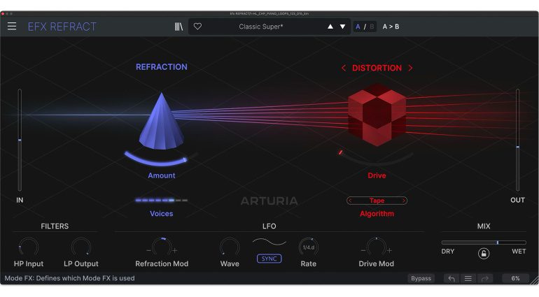 Efx REFRACT Plugin von Arturia bis Anfang Januar als Freeware! - gearnews.de