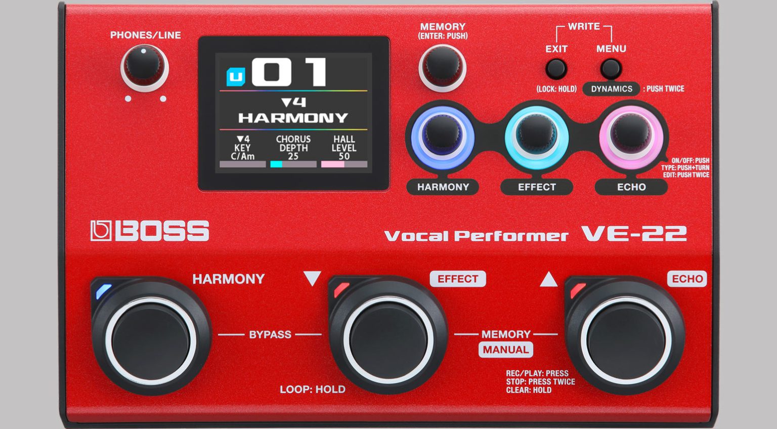 BOSS VE-22 Vocal Performer liefert tragbare Multi-FX für Vocals ...