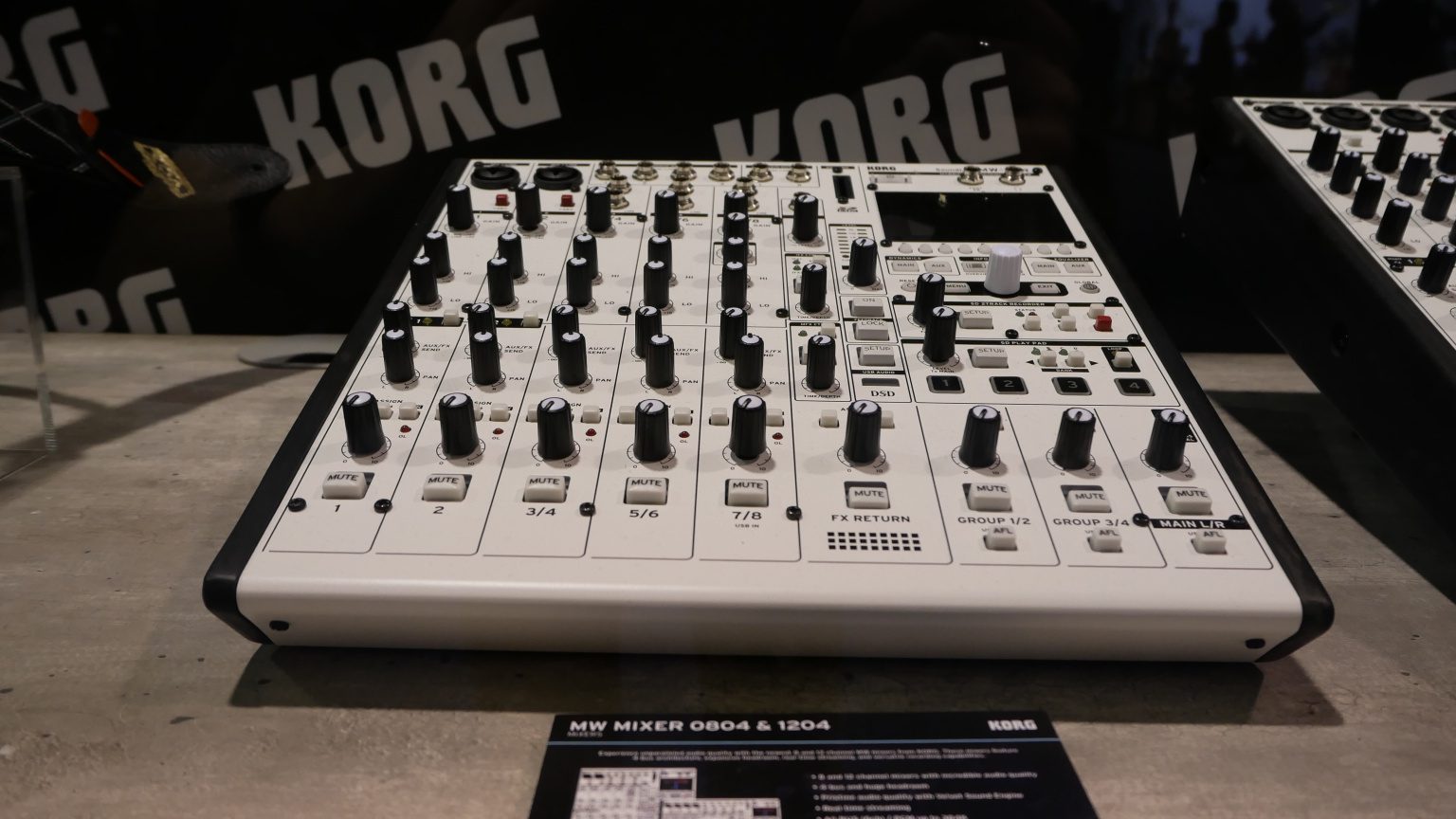 Korg MW 0804 und MW 1204 Mischpulte gesichtet! - gearnews.de