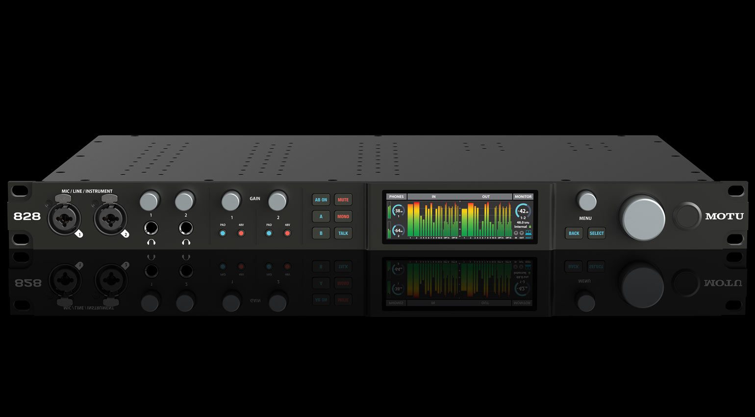 MOTU 828: Audiointerface mit neuem Design und USB - gearnews.de