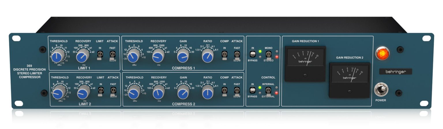 Behringer 369 Bus-Kompressor im Stil von Neve - gearnews.de