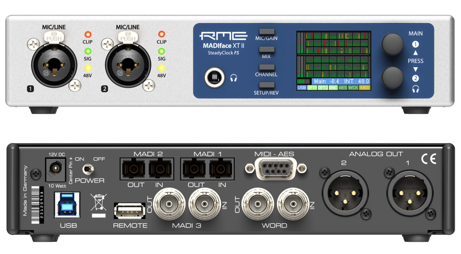 RME MADIface XT II: 394-Kanal-Interface mit MADI & USB 3.0